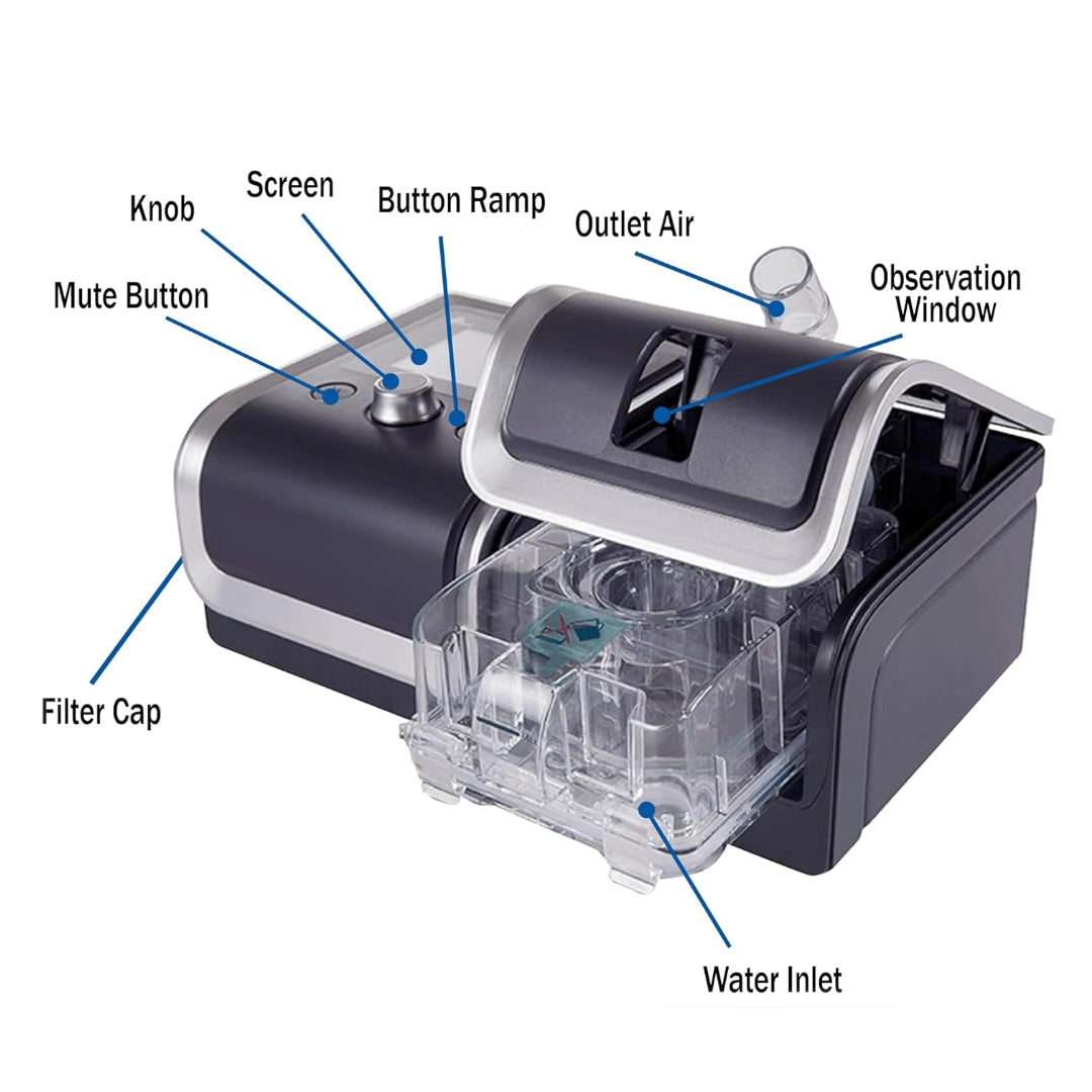 BMC BiPAP Machine RESmart GII Y30T with Humidifier @ 45% OFF - TenTabs