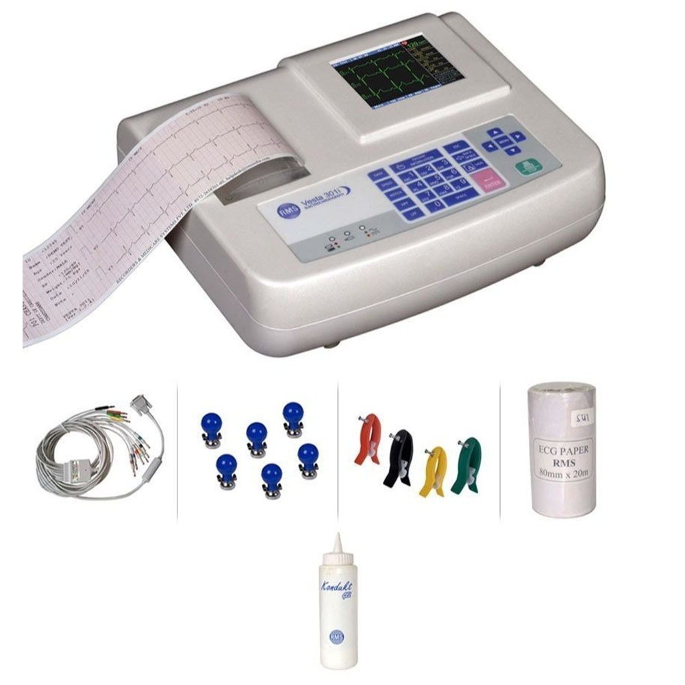Buy RMS ECG Machine (3 Channel) Online - TenTabs